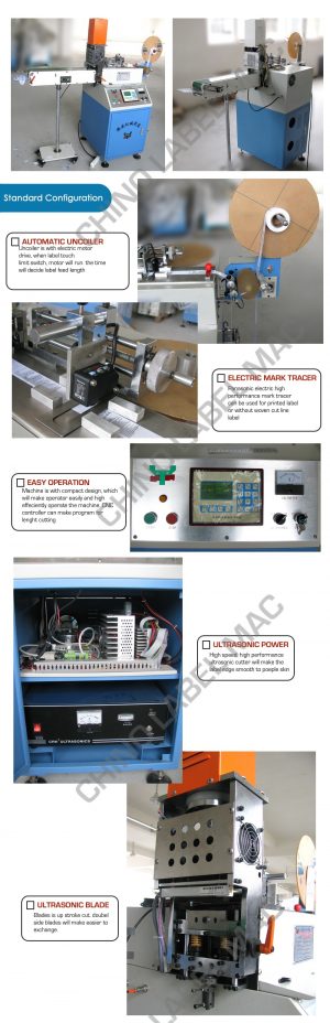 YS-6300-CNC Ultrasonic Label Cutting machine