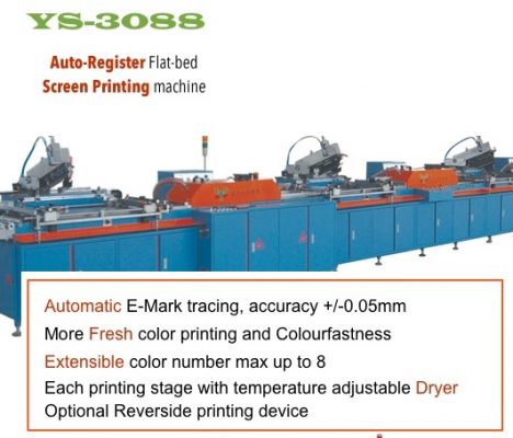 Label Screen Printing machine - Chino machinery for garment labels