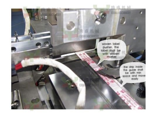 Label cutting and folding machine operation install guide - Chino Machinery