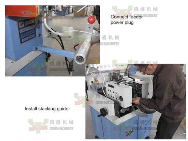 Label cutting and folding machine operation install guide - Chino Machinery